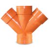 PVC San Cross Wye | DDC Coolmakers